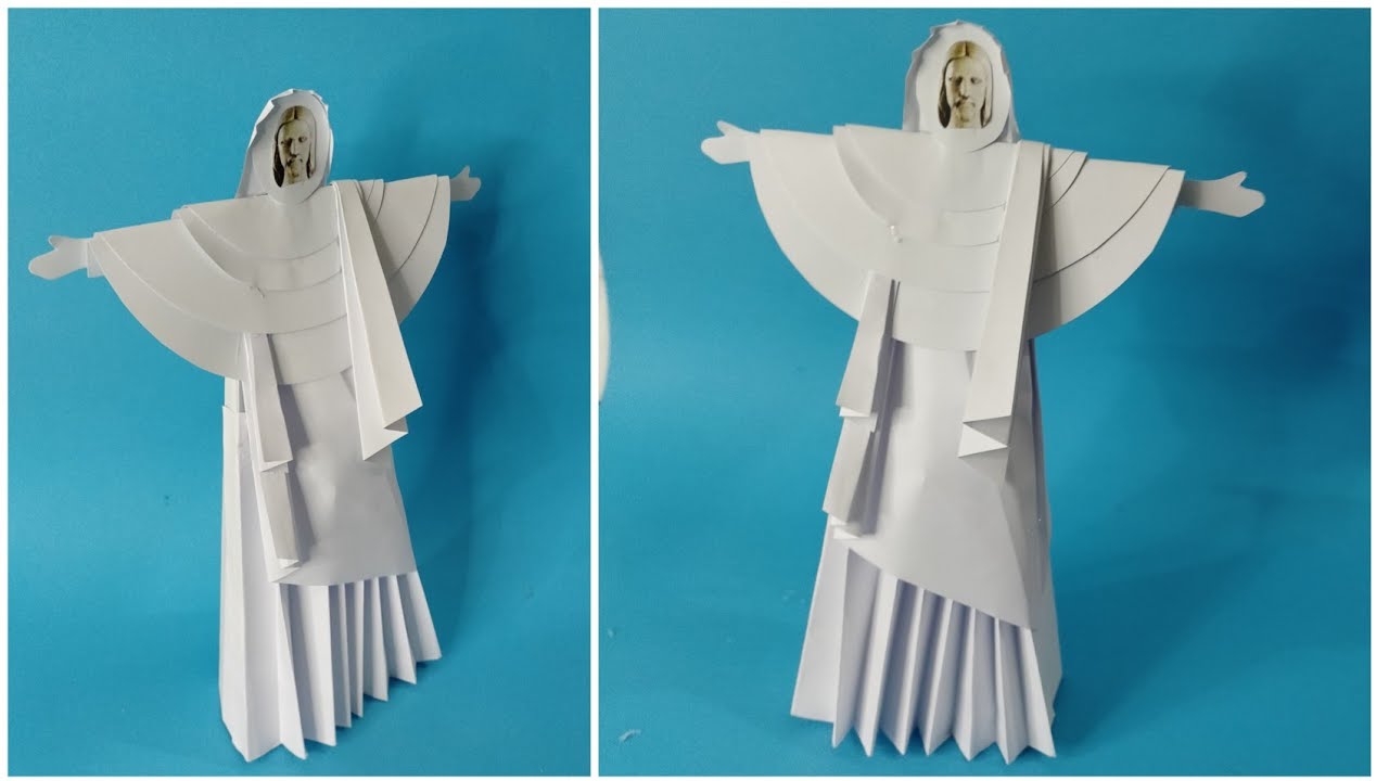 Easiest way to make Christ the Redeemer statue model with using paper ...