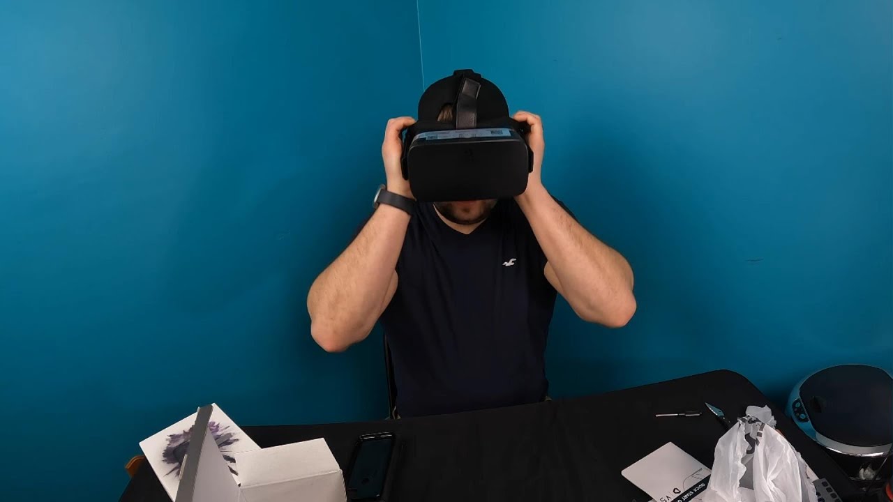 Unboxing: DESTEK V5 VR Headset for iPhone, Samsung, Android - YouTube