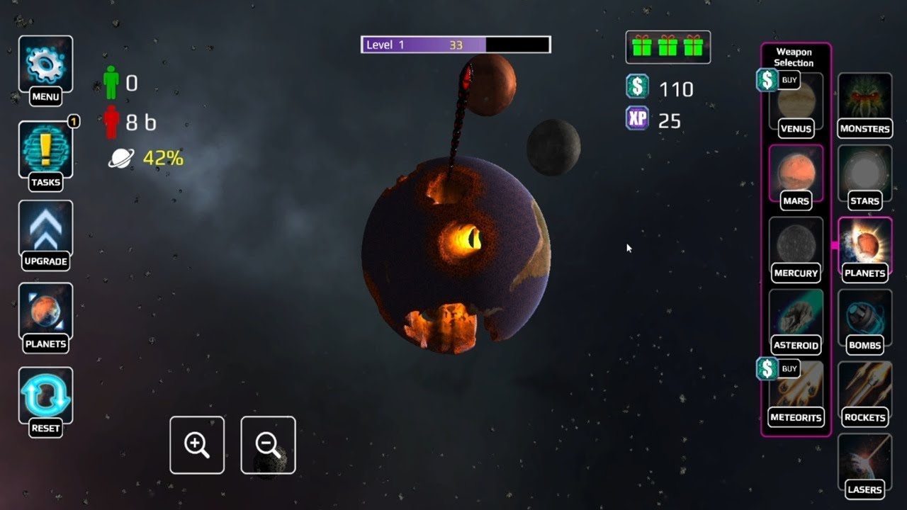 Planet Smash Destruction - Planet Game Part 2 #planetsmash - YouTube