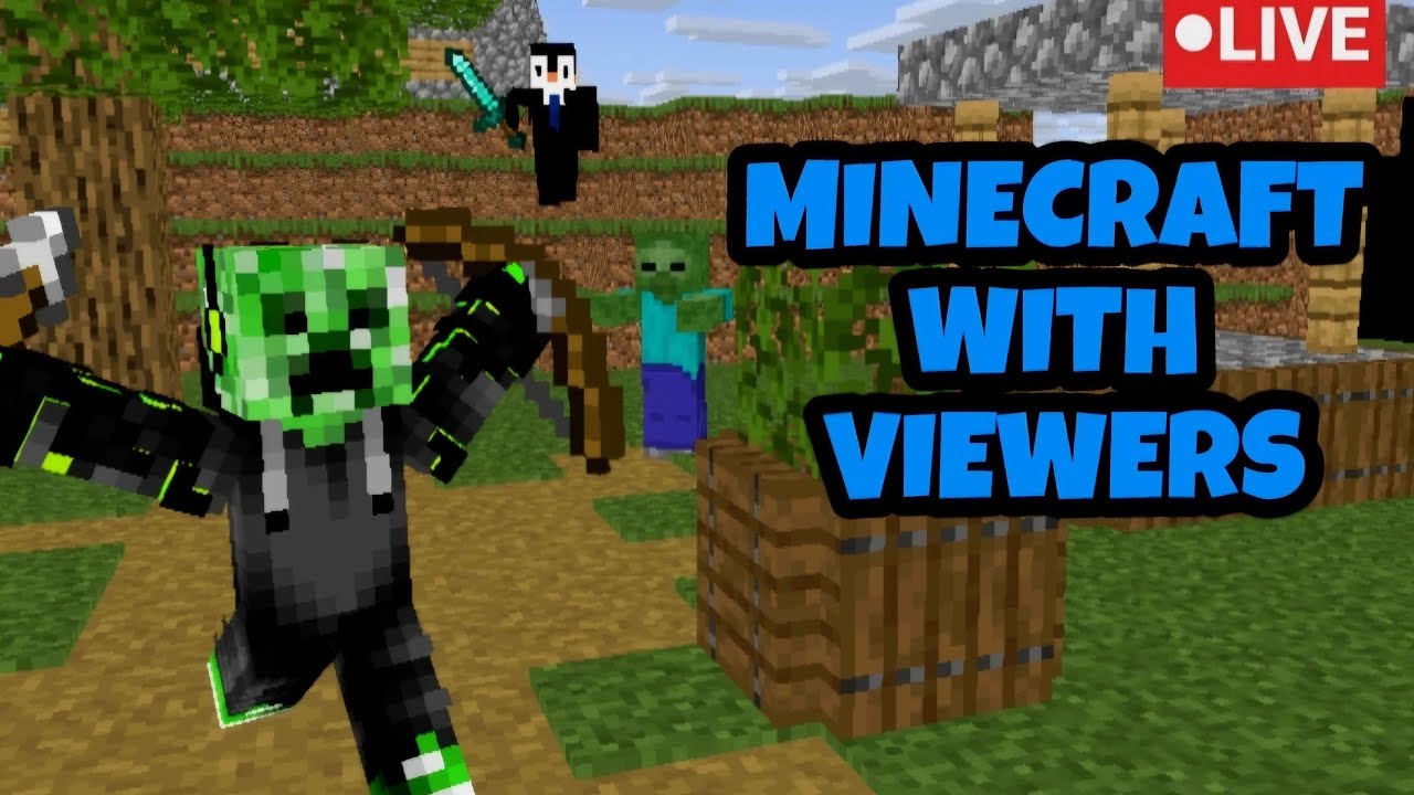 [🔴LIVE!!! MINECRAFT🔴] ANYONE CAN JOIN #live #Minecraft #GHOSTZONECREW # ...