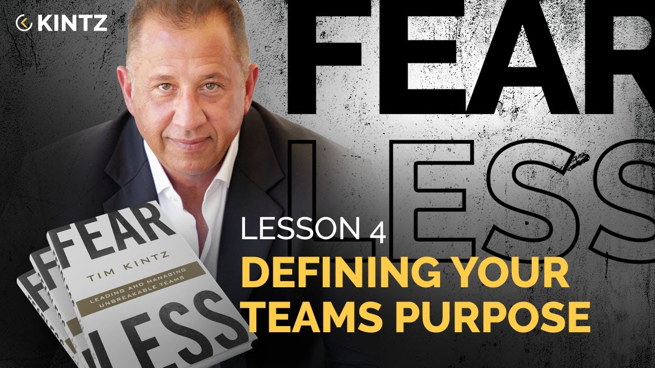 Defining Your Teams Purpose | Fearless - YouTube