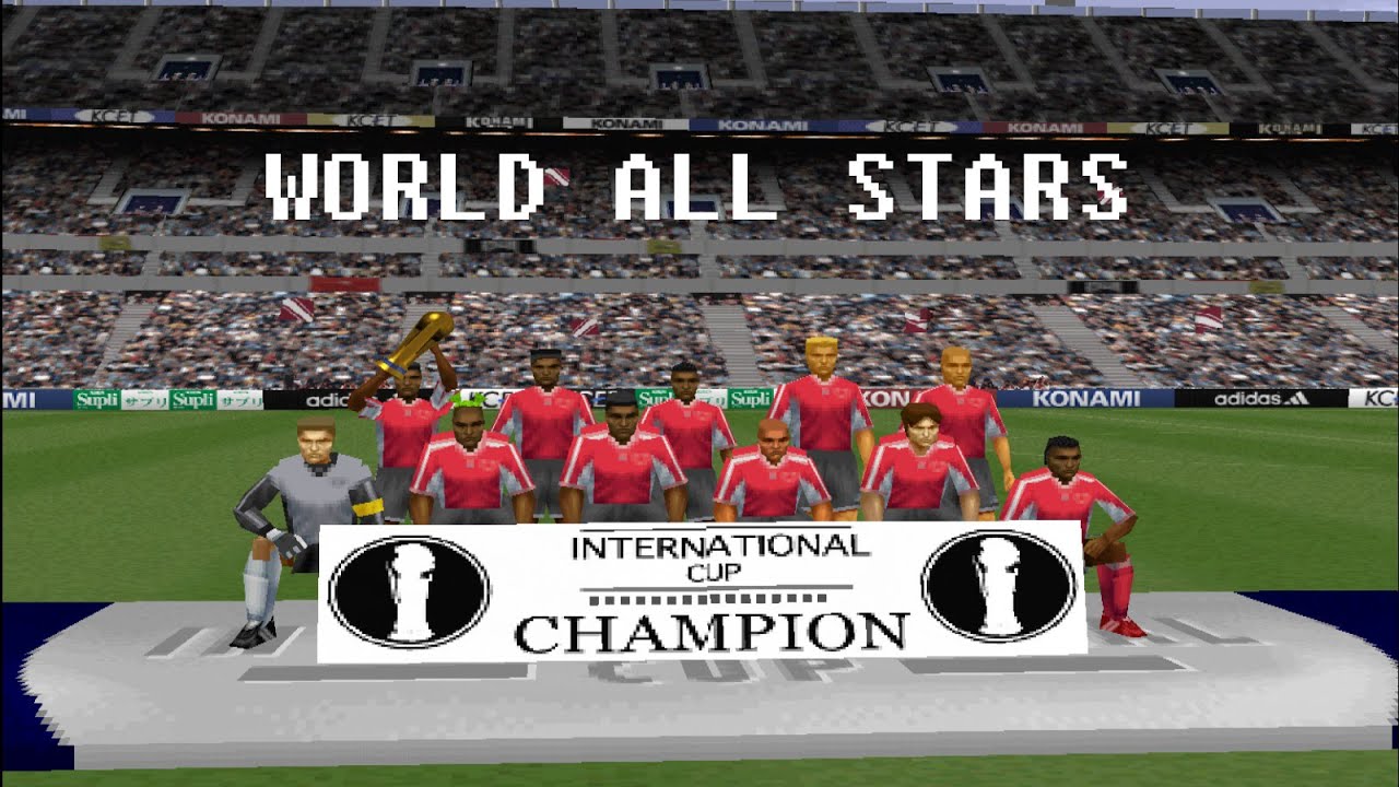 ISS Pro Evolution - World All Stars International Cup Full Playthrough ...