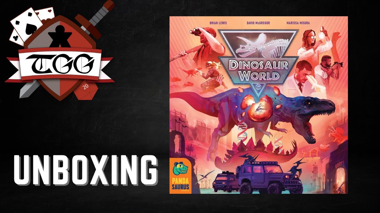 Dinosaur World Board Game Unboxing - YouTube