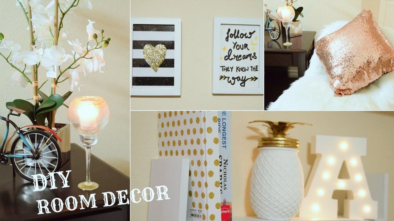 Simple DIY Home Decor | Six Quick and Easy Home Decor Ideas - YouTube
