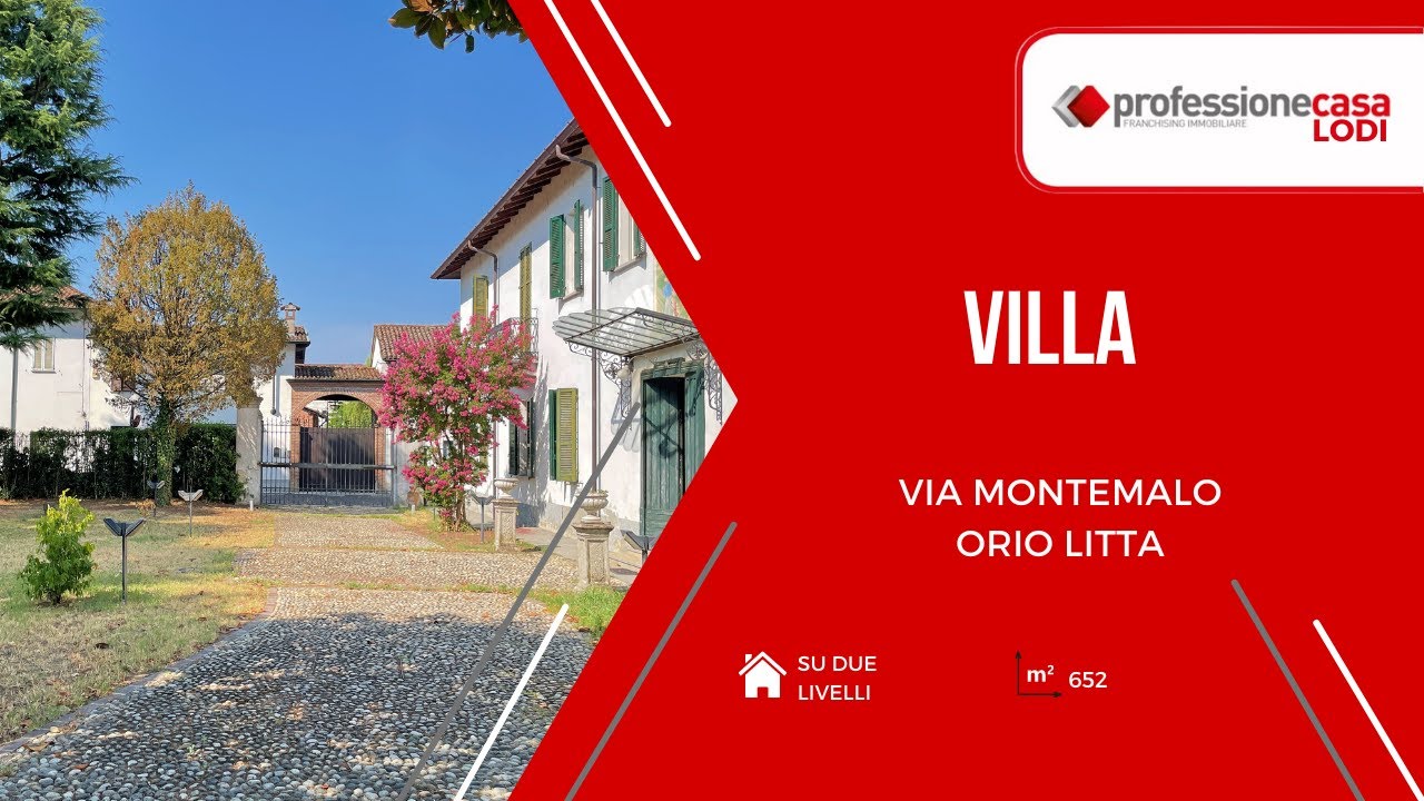 Residenza storica in vendita ad Orio Litta - YouTube