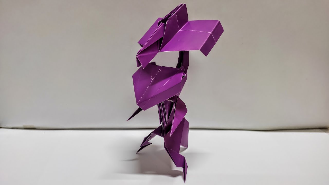 How To Make an Origami Pokemon Genesect - Origami Pokemon Legendary ...