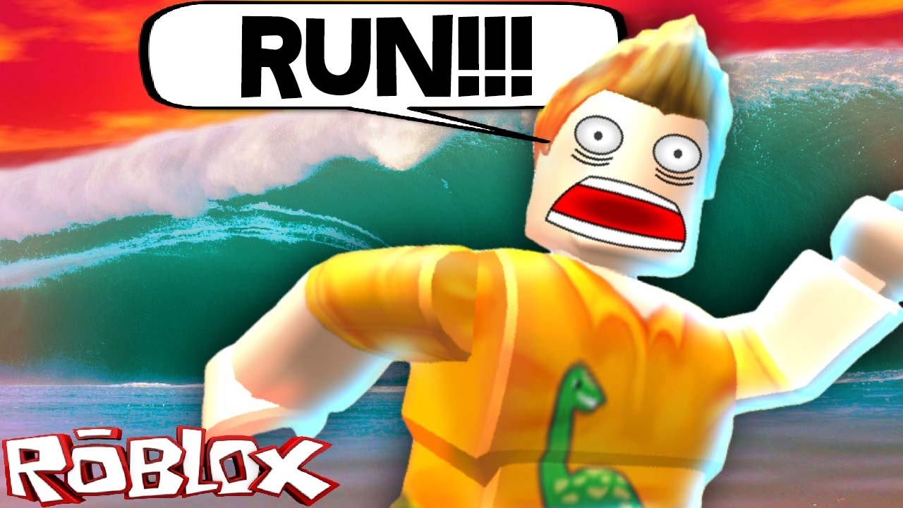 Survive a HUGE Roblox TIDAL WAVE!? - YouTube