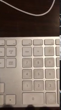 How to Enable Numeric keypad on Apple IMAC Keypad - YouTube