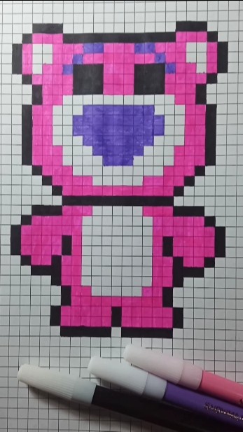 pixel art lotso #pixelart #art #drawing #pixelartideas #creative # ...