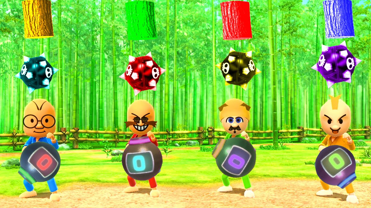 Wii Party U Minigames Dojo Domination Likitu vs Mario Kart ( Master ...