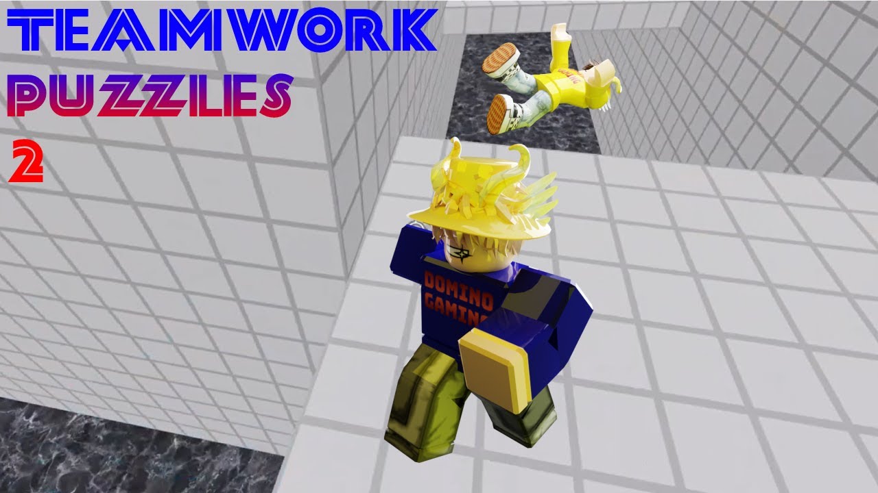 Teamwork puzzles! (Roblox) - YouTube