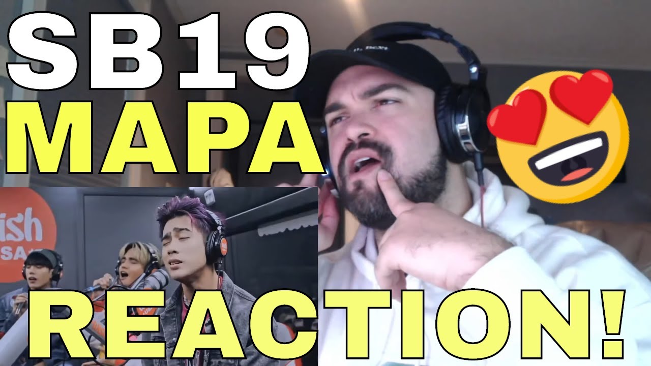SB19 performs "MAPA" LIVE on the Wish USA Bus REACTION! - YouTube