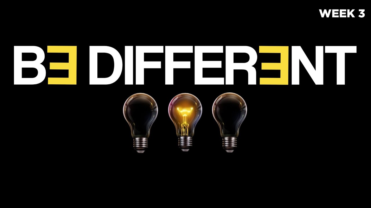 Be Different Week #3 with Pastor Keith Brown - YouTube