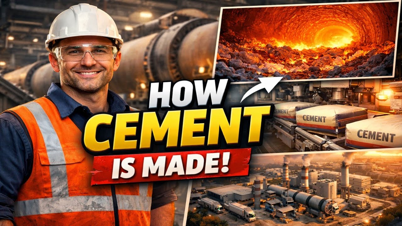 How Cement Is Made Today: Inside the Modern Factory - YouTube