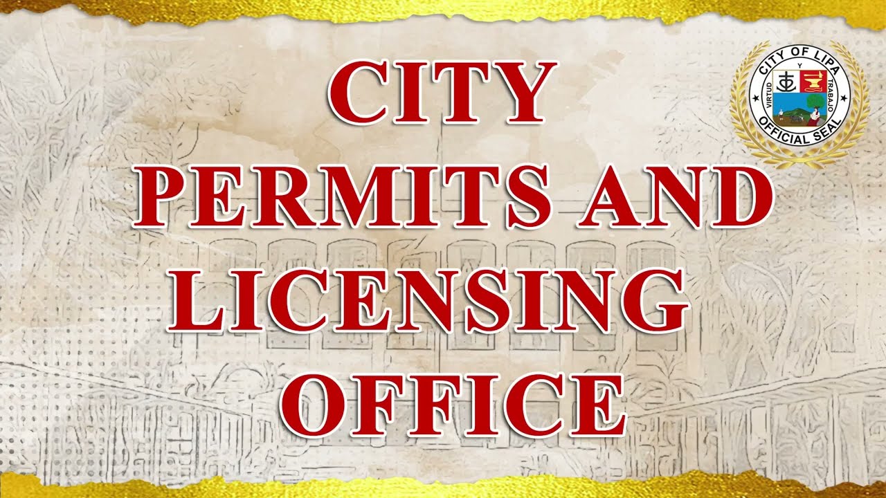 City Permits and Licensing Office Lipa City Mayor Eric Africa - YouTube