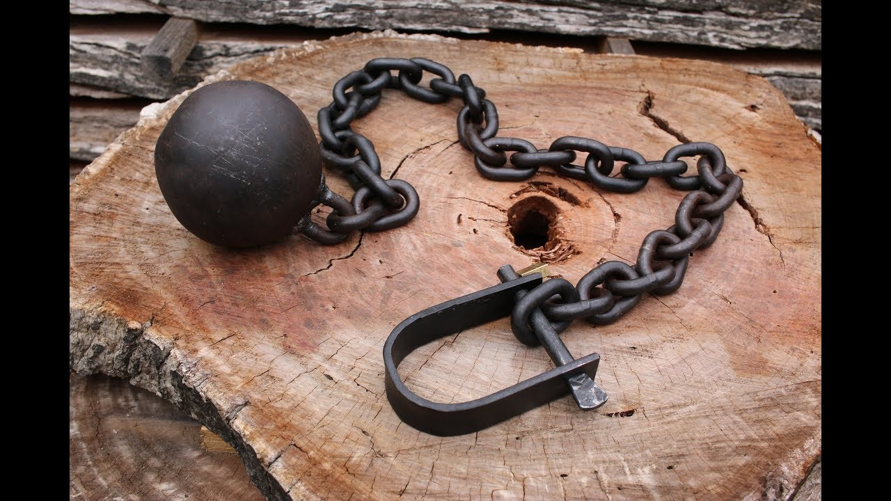 Making a ball & chain - bucks party fun - YouTube