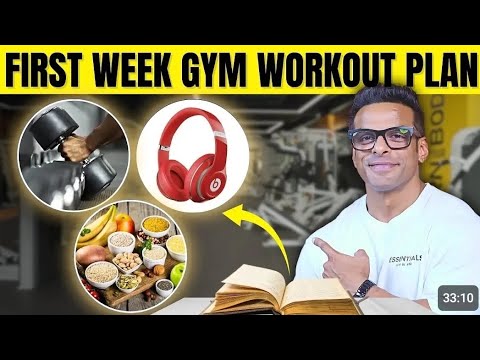 FIRST WEEK GYM WORKOUT PLAN #gym #yatindersingh @HRFITNES #motivation # ...