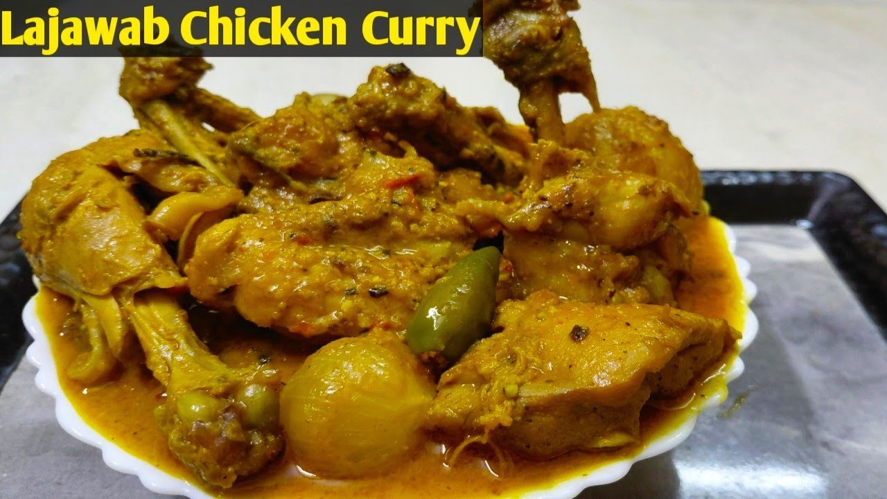 Lajawab Chicken Curry Recipe || Homemade Maharani Chicken Curry Recipe ...