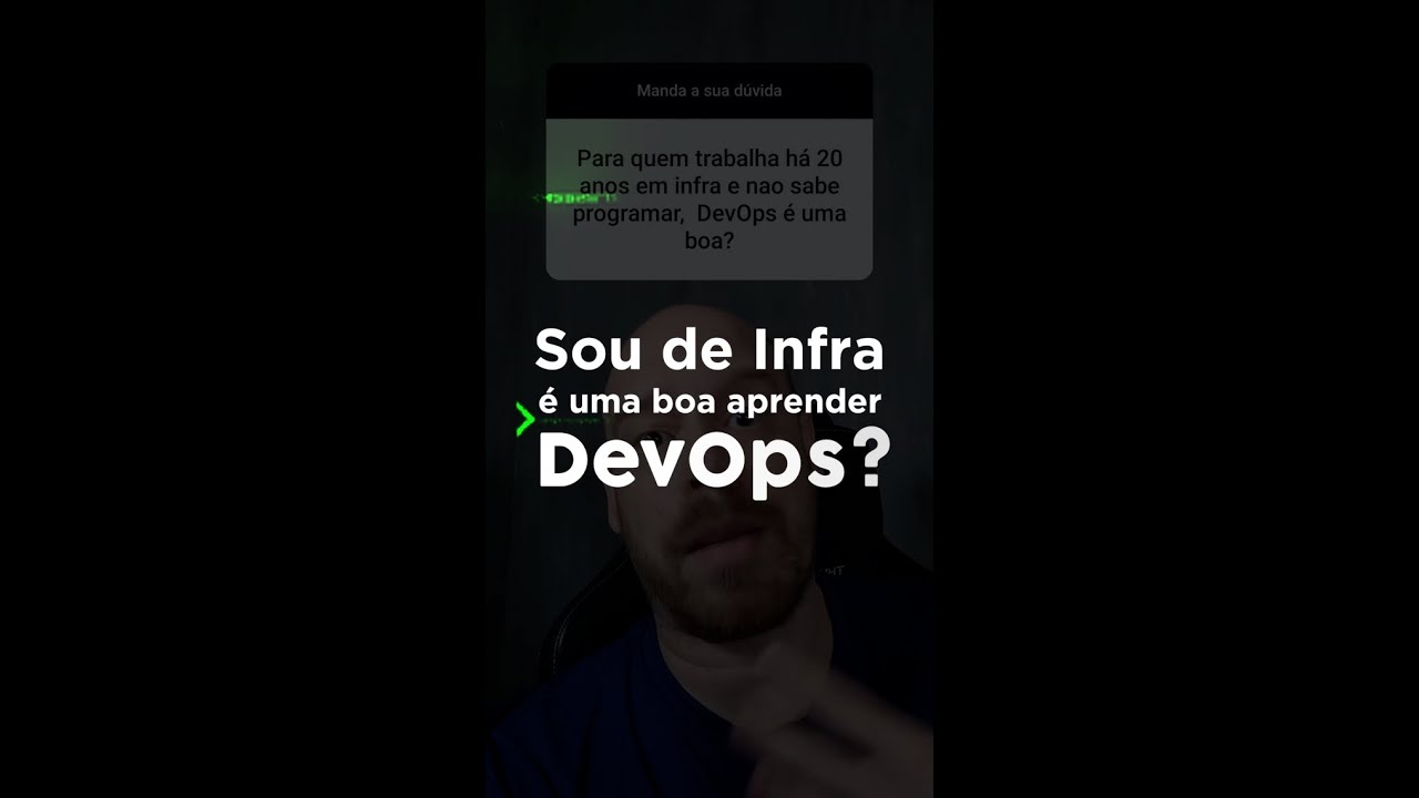 Trabalho com infra. É uma boa aprender DevOps? - YouTube