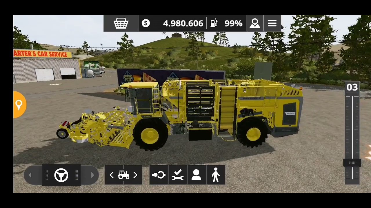 LS20 auf Android, Lkw fahren und mit dem john deere Mähdrescher aufs ...