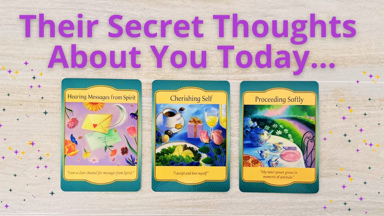 🦋 WHAT ARE THEY SECRETLY THINKING ABOUT YOU? 💋PICK A CARD 💓 LOVE TAROT ...