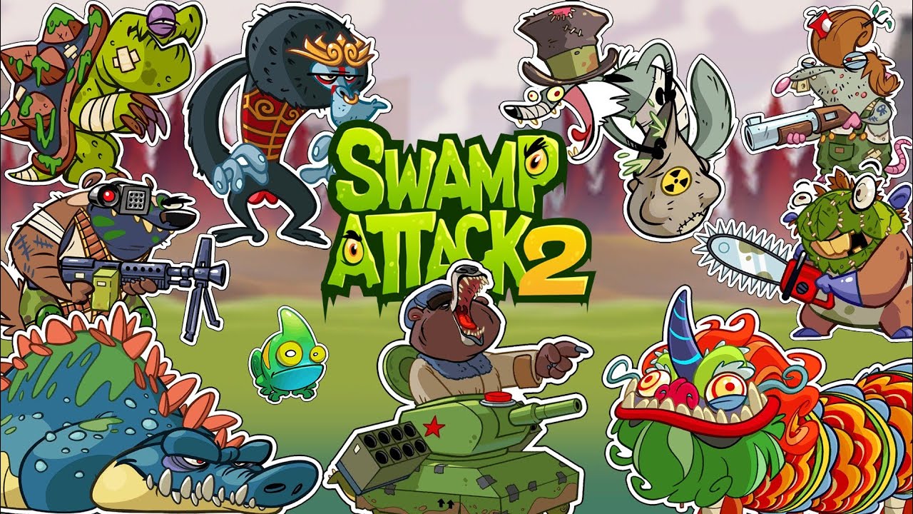 Swamp Attack 2 All BOSS ＃swampattack - YouTube