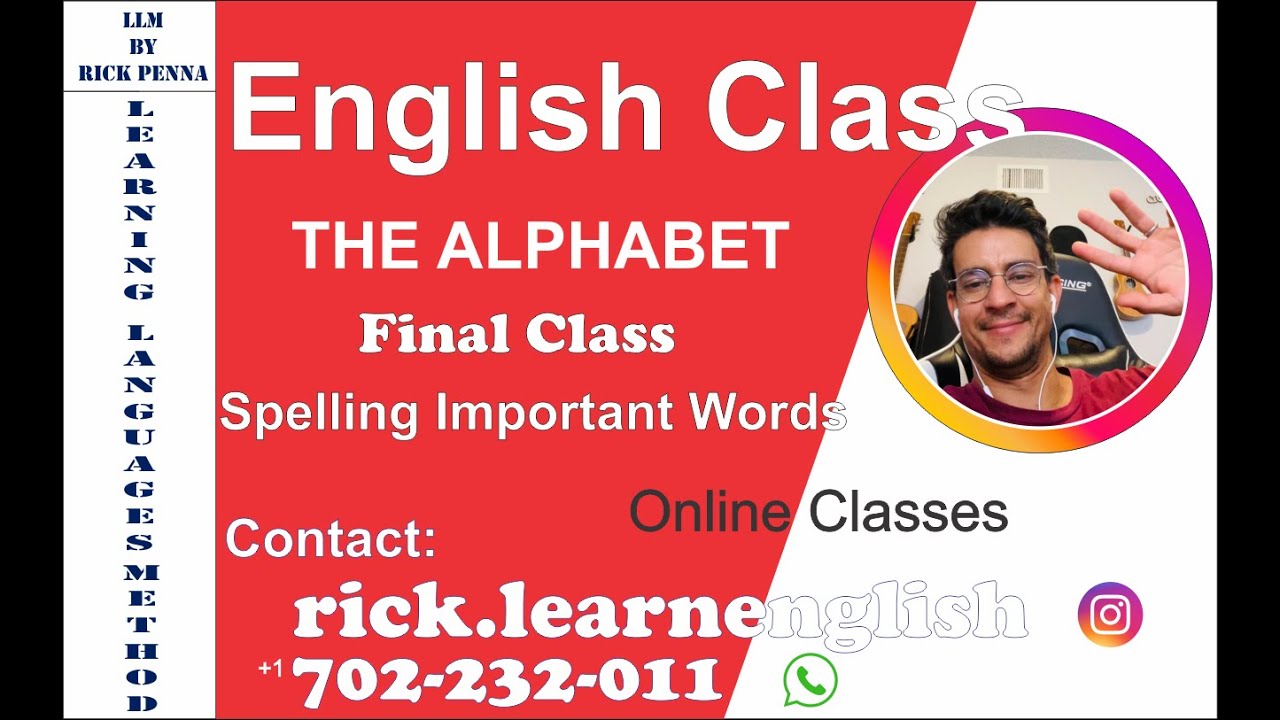 LLM - English Class Final - Spelling + tips - YouTube