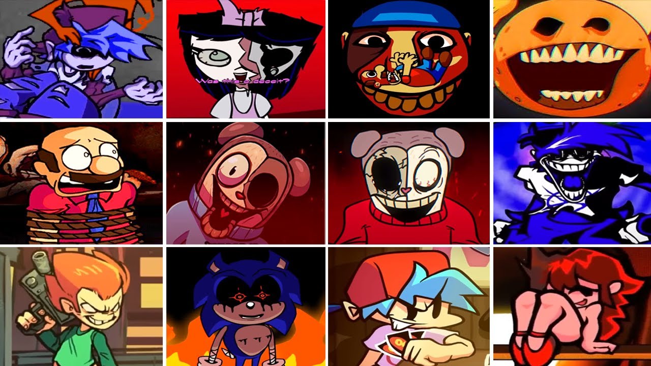 FNF Best Lyrics Compilation - Friday Night Funkin (FNF LYRICS MODS ...