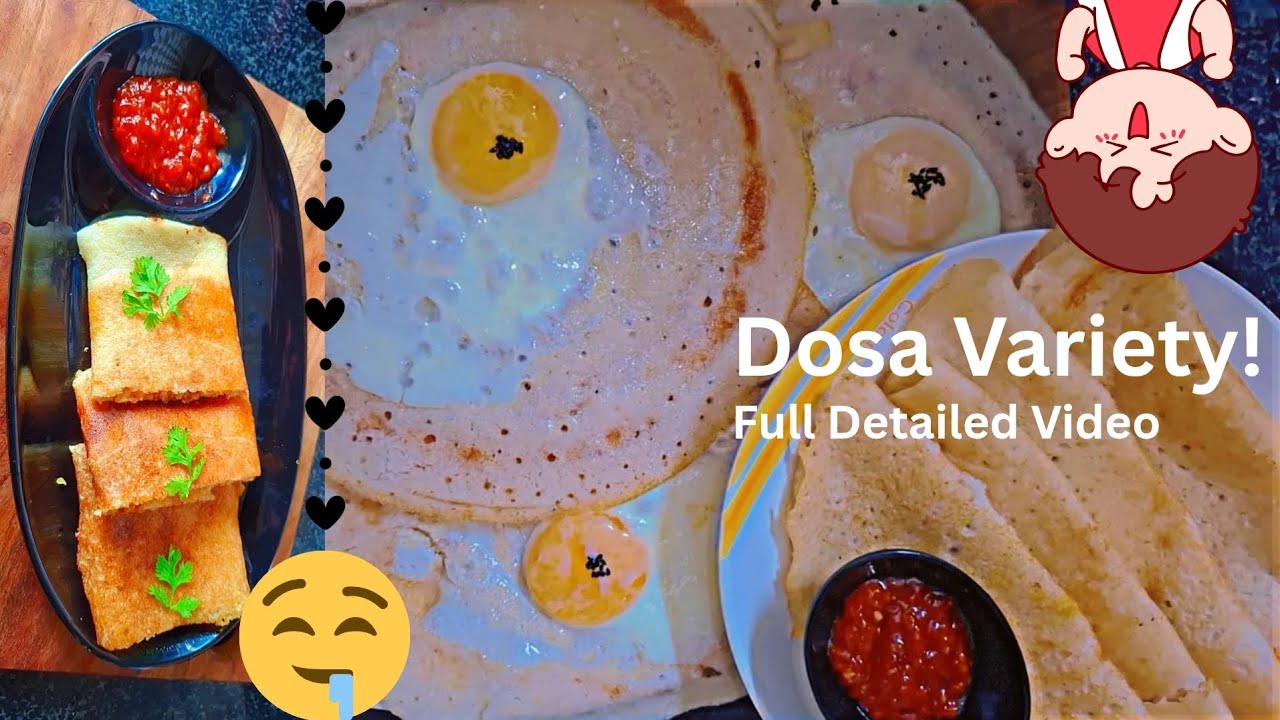 Dosa Batter Making & Dosa Variety 😋 Full Recipe Video by Cooking Queen ...