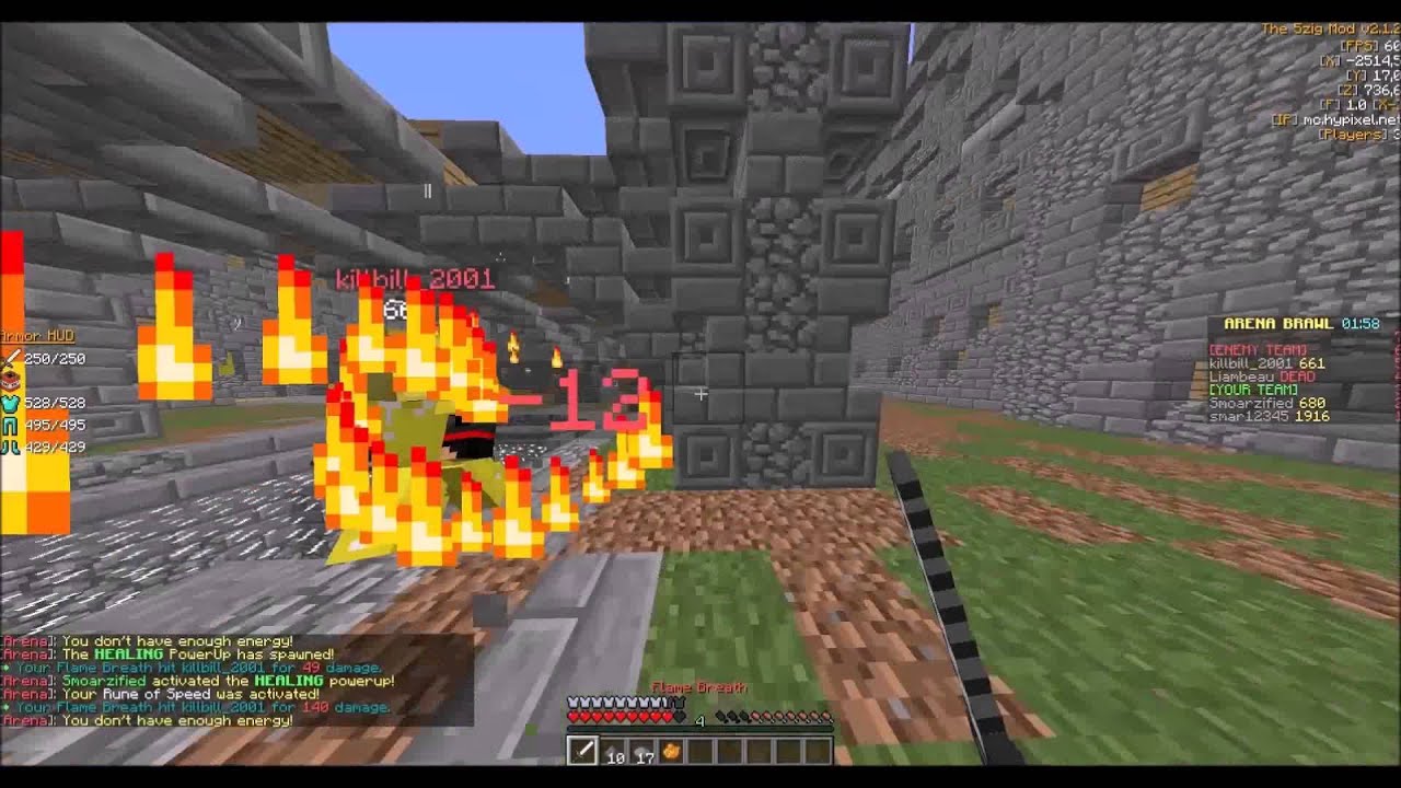 ArenaBrawl 2v2 playing with Bones&rune of Speed Hypixel ||Minecraft ...