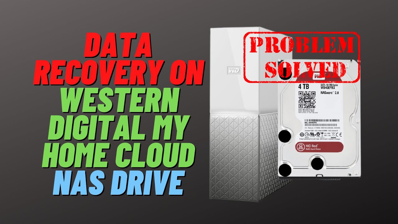 Data Recovery on Western Digital My Home Cloud NAS Drive - YouTube