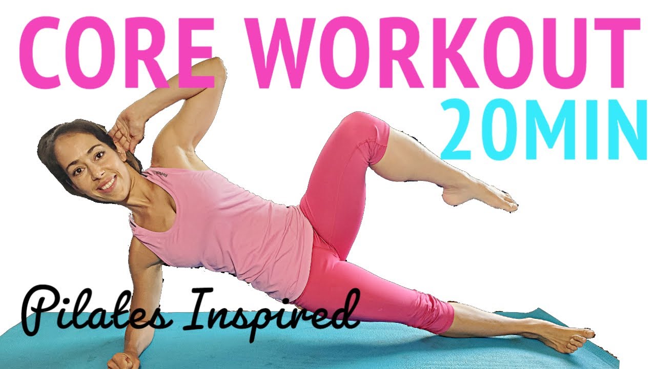 Living Room Floor Core Workout Inspired by Pilates | Fast core workout ...