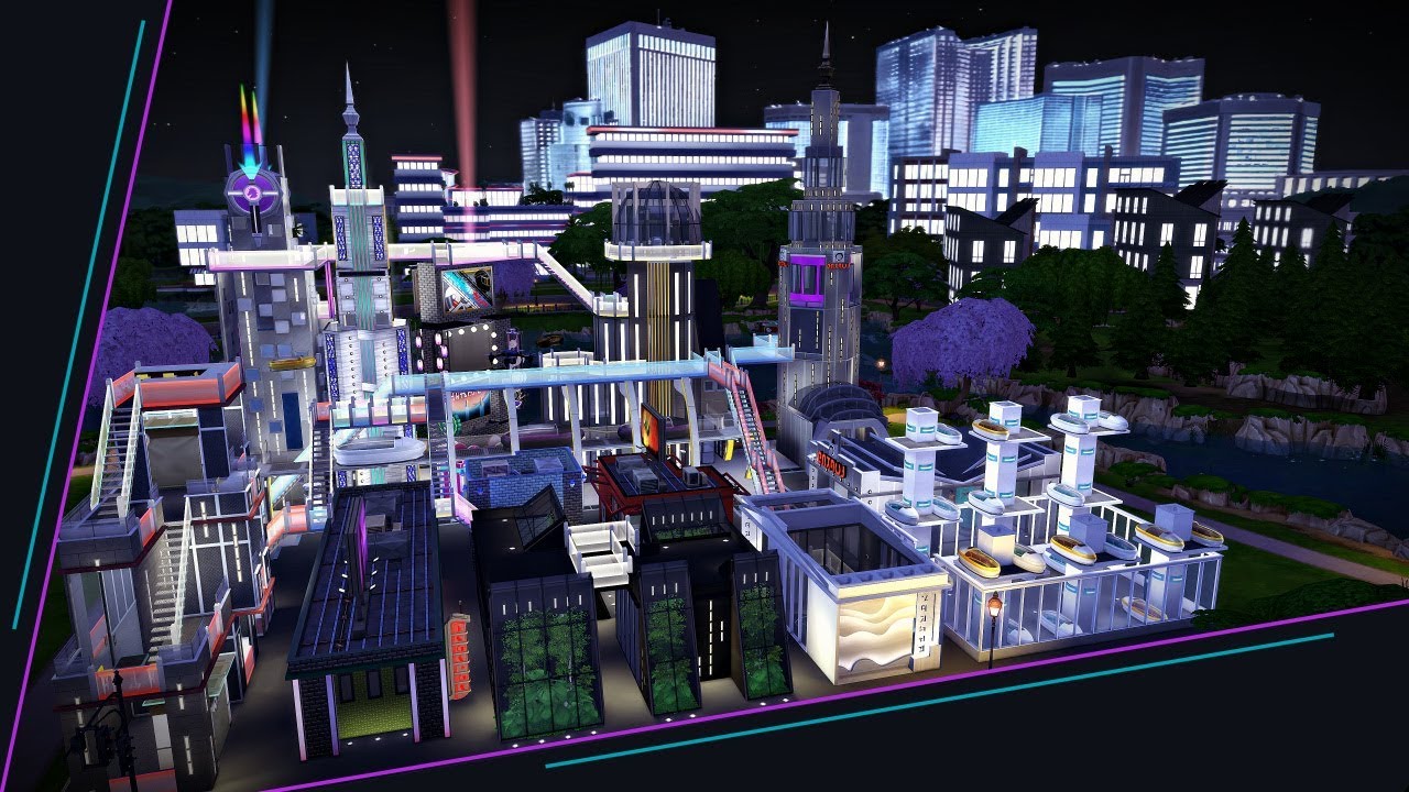 Futuristic Metropolis | The Sims 4 Speed Build - YouTube