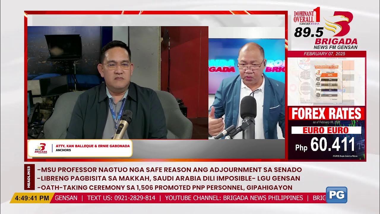 RONDA BRIGADA | FEBUARY 07, 2025 | KAUBAN SI BRIGADA ATTY. KAN BALLEQUE UG BRIGADA ERNIE ...