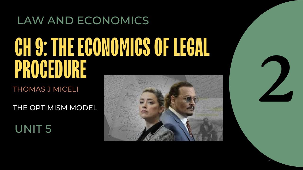 Ch 9 The Economics of Legal Procedure | Part 2 - The Optimism Model ...
