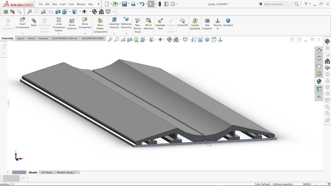 How to design a Parking Slot Rail #166 | Industrial design ...