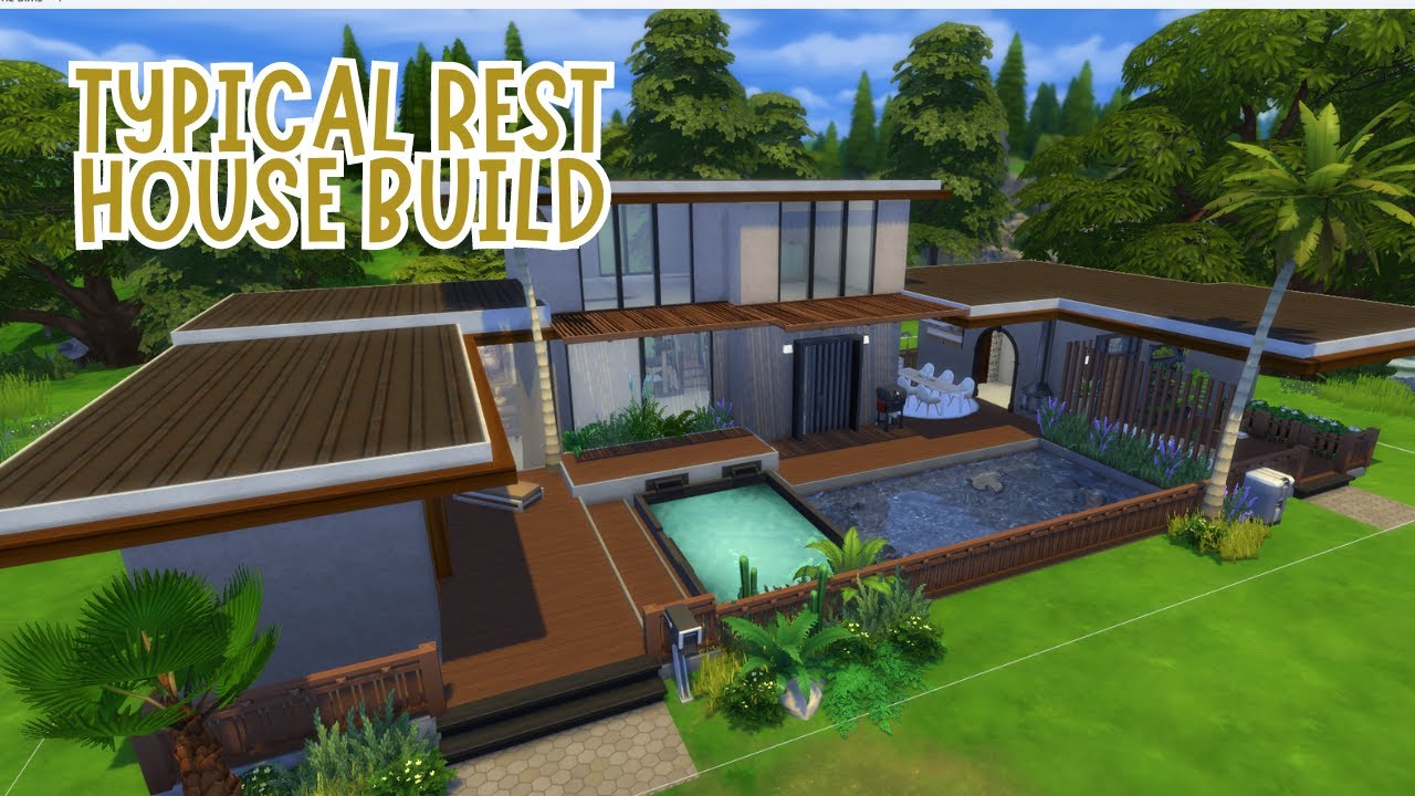 Typical Rest House Build | The Sims 4 - YouTube