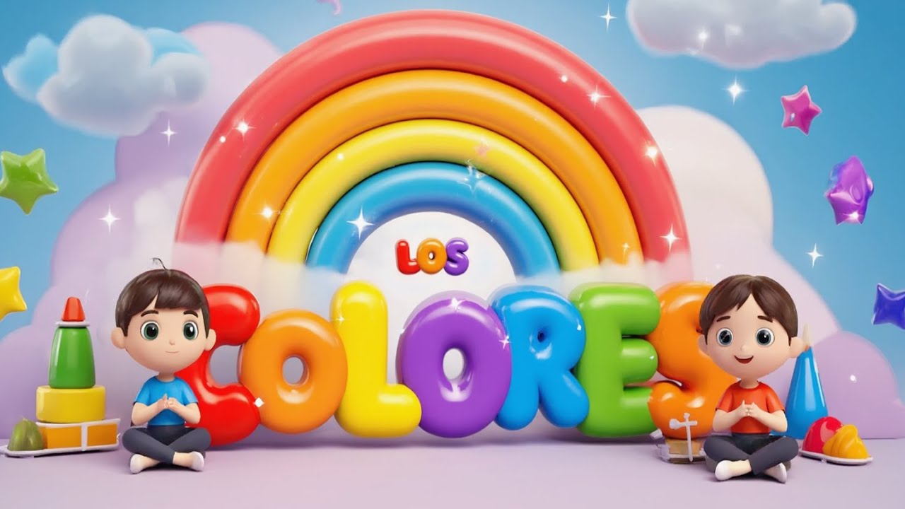 ¡Aprende los Colores con Música y Diversión Video Infantil en Español ...