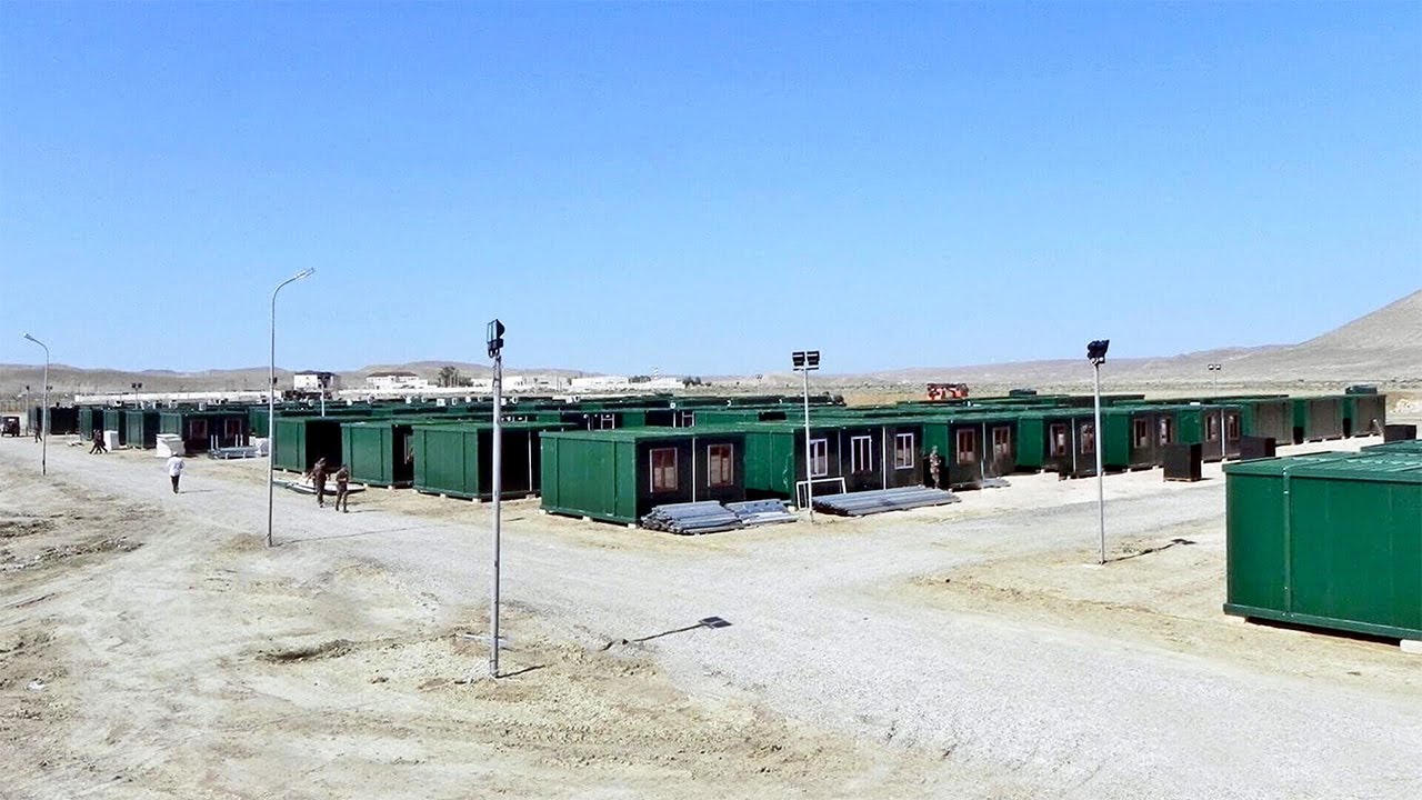 Military Portable Housing Camp - YouTube