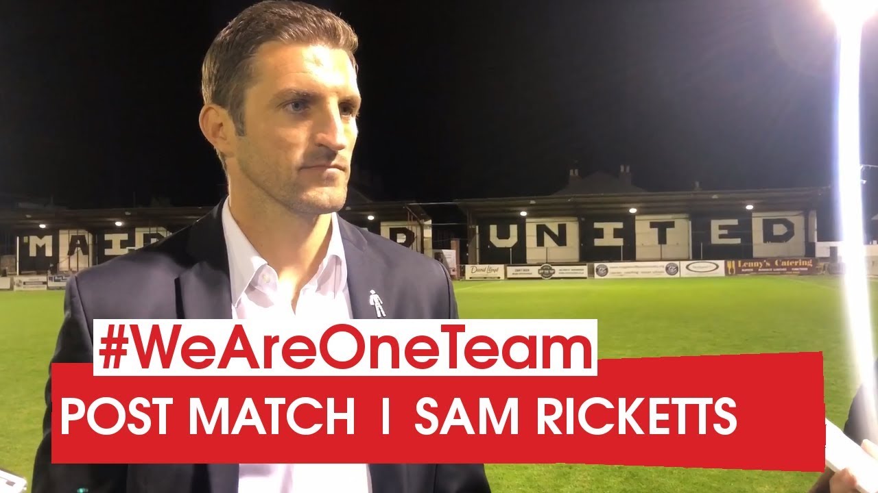 WATCH | Sam Ricketts after Maidenhead United - YouTube