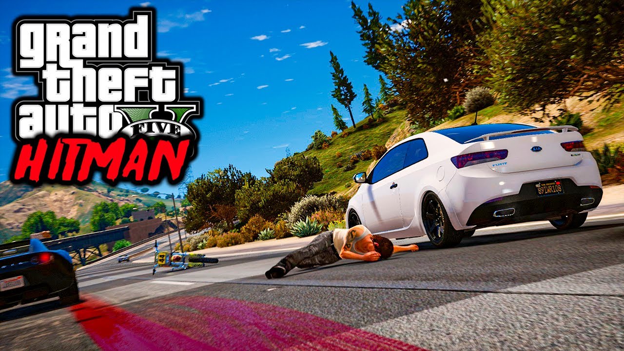 GTA V HITMAN - CONSEGUI PEGAR O MELHOR CARRO PRA DA FUGA! - YouTube