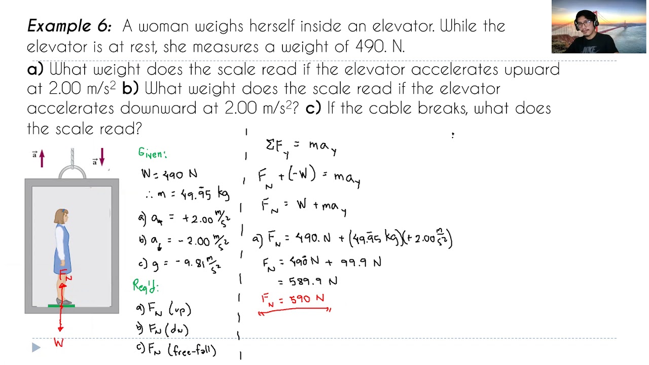 Second Law of Motion: Problem 3 - YouTube
