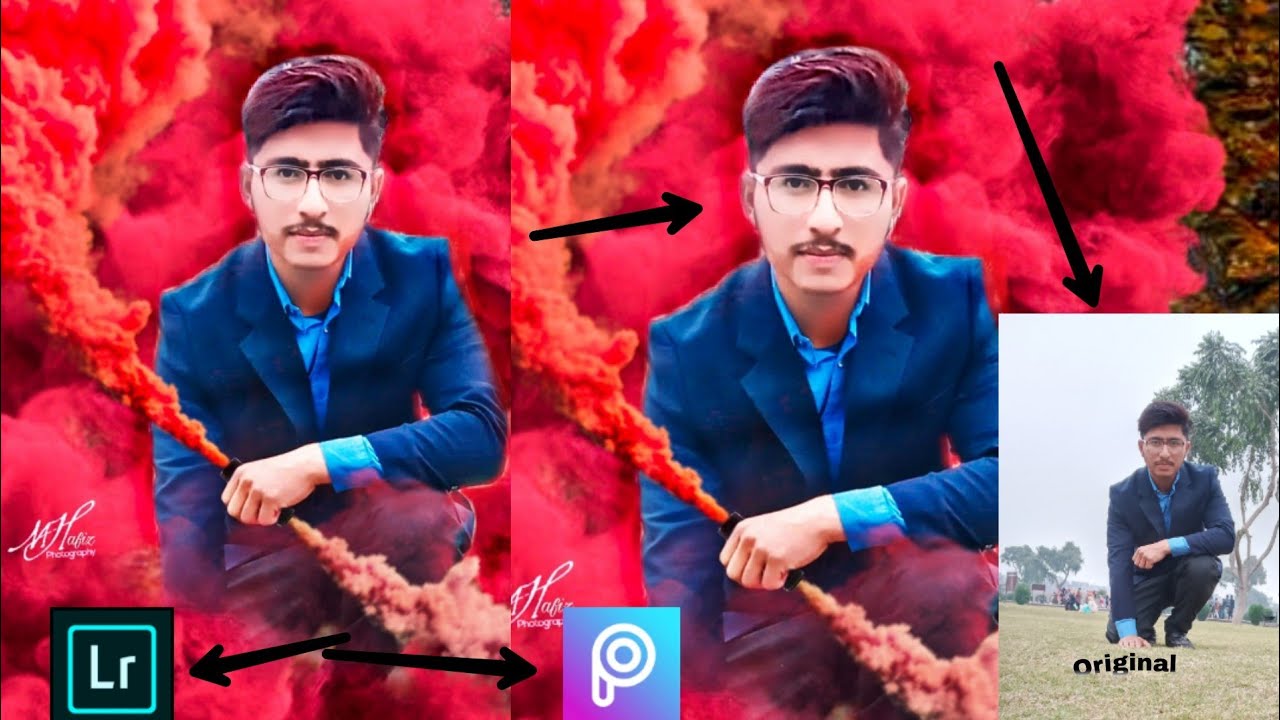Picsart Smoke Effect Editing Tutorial 2020 Latest Editing Turial - YouTube