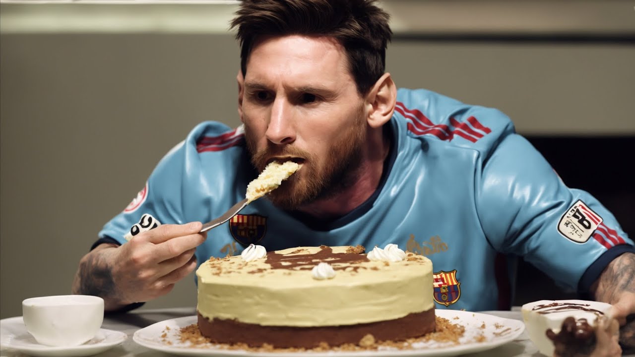 cake eating contest #lionelmessi #messi #biden #JonnyDepp #cj #neymar ...
