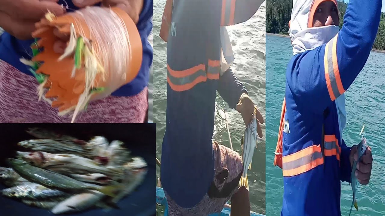 hand line catch talakitok kalapato and bagaong pang ulam sa haponan ...