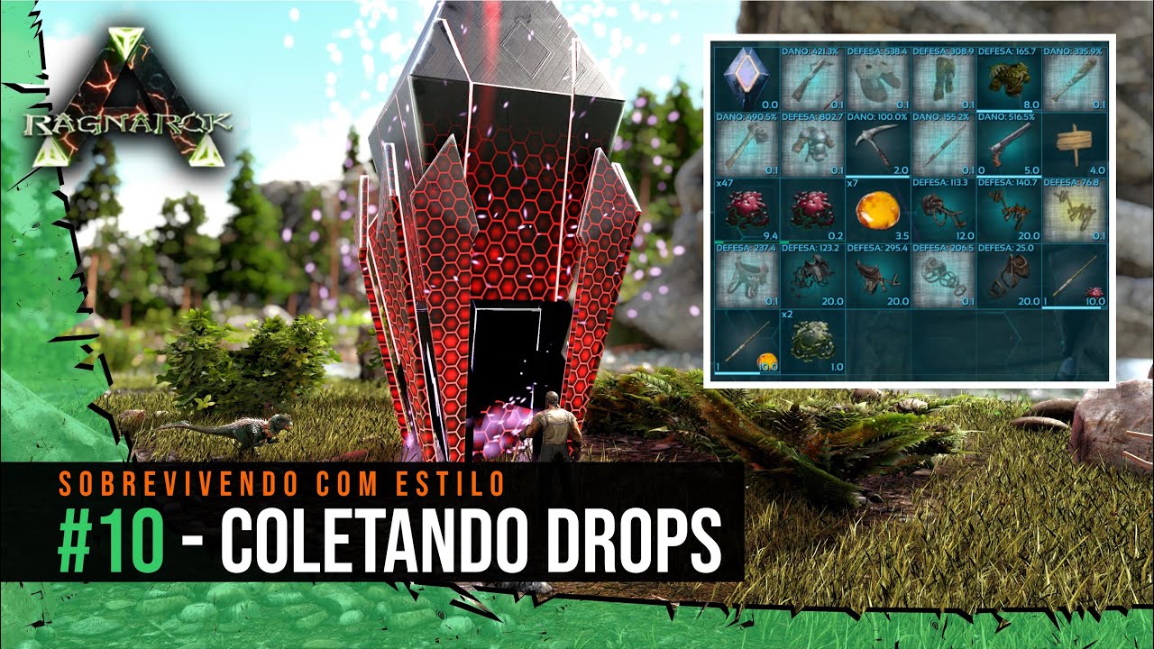 Ark Ragnarok - Coletando DROPS - Sobrevivendo com Estilo #10 - YouTube