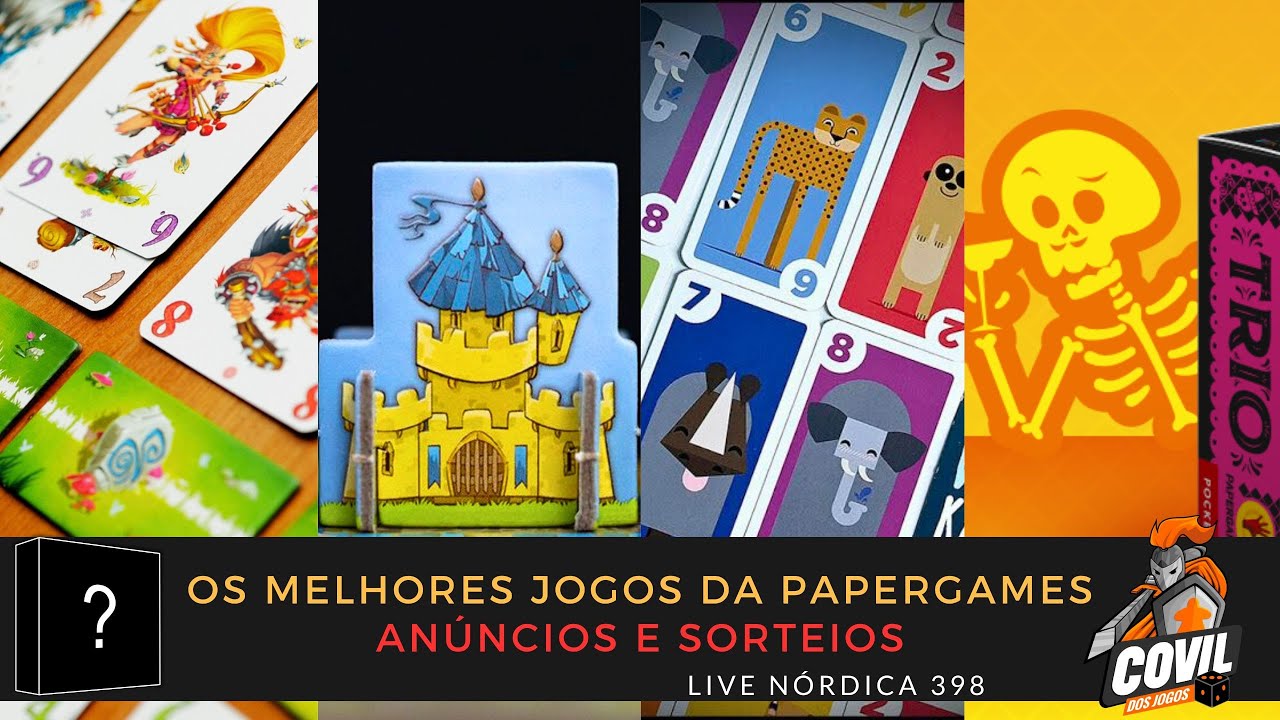 Live Nórdica 398 - Os Melhores Jogos da PaperGames - YouTube