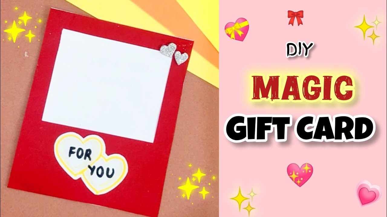 How to make GIFT CARD with *MAGIC* 💝 - YouTube