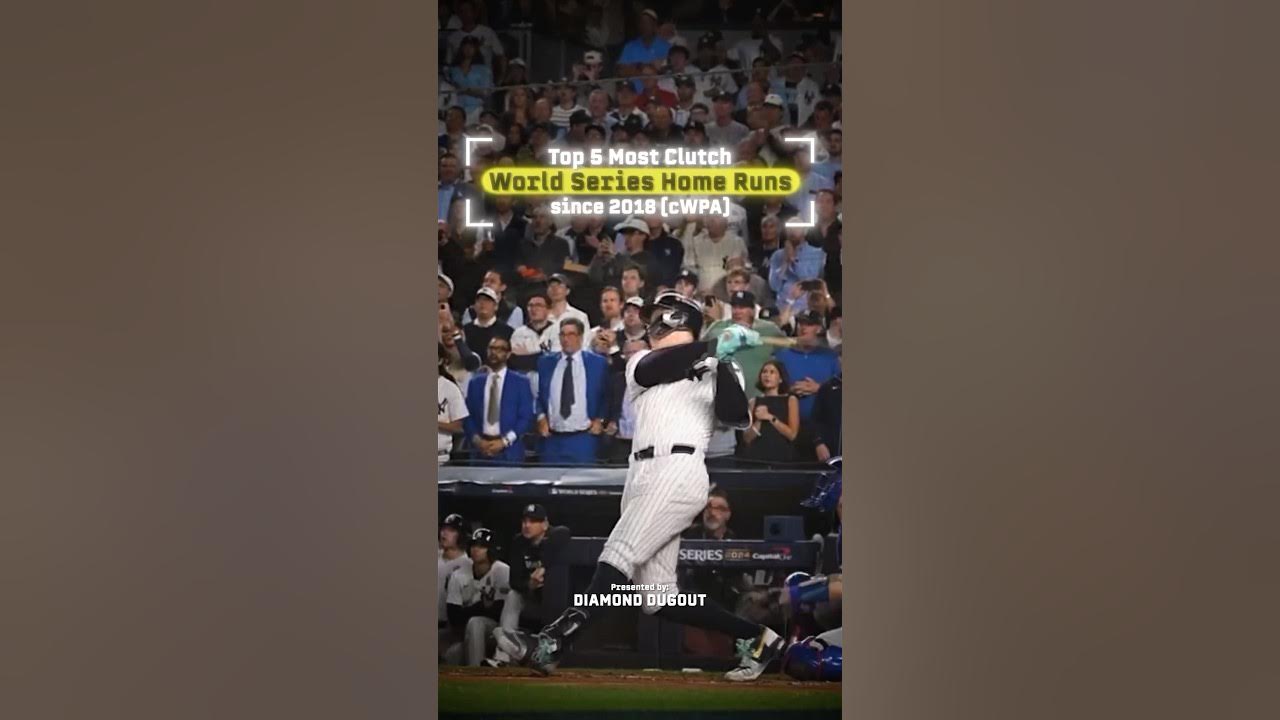 Most Clutch World Series Home Runs - YouTube