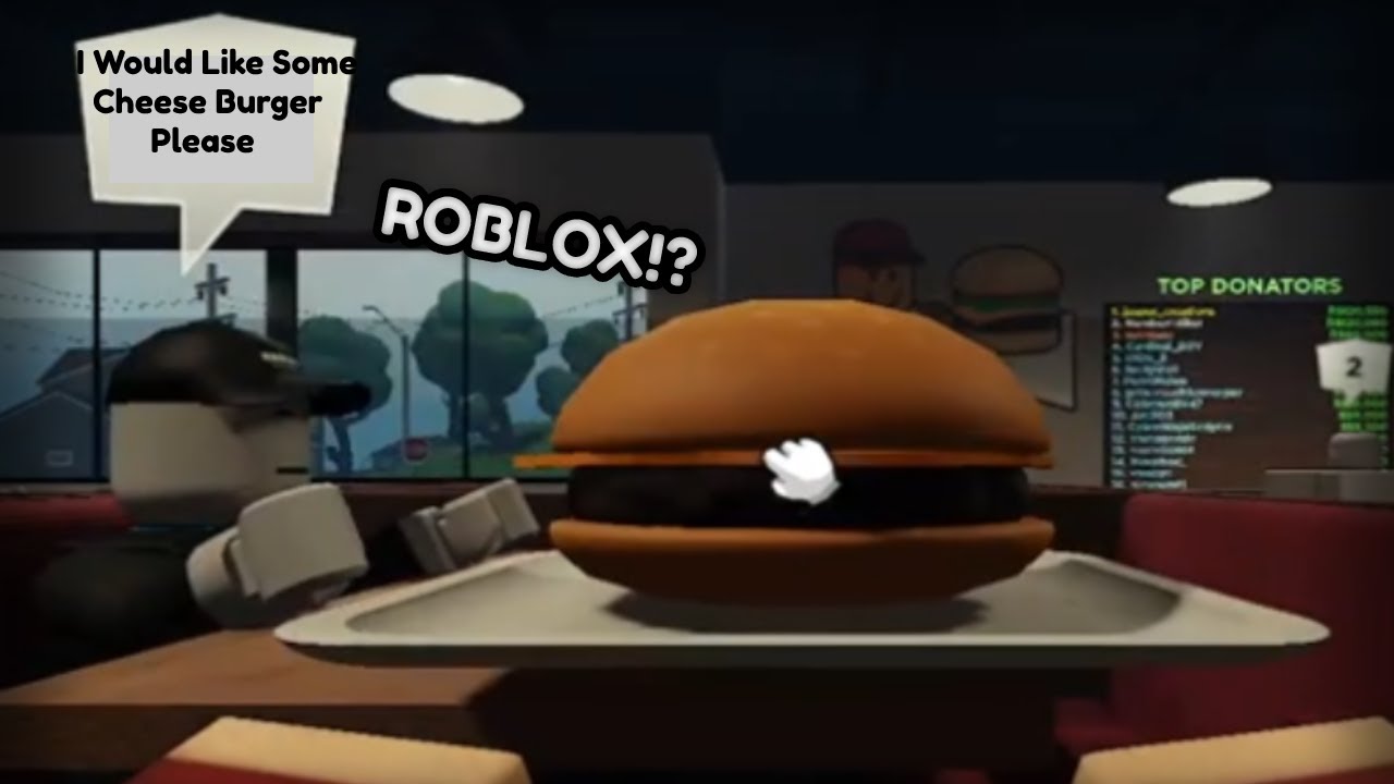 Roblox Visited our Burger Restaurant.. - Burger Game - Multi-Player ...